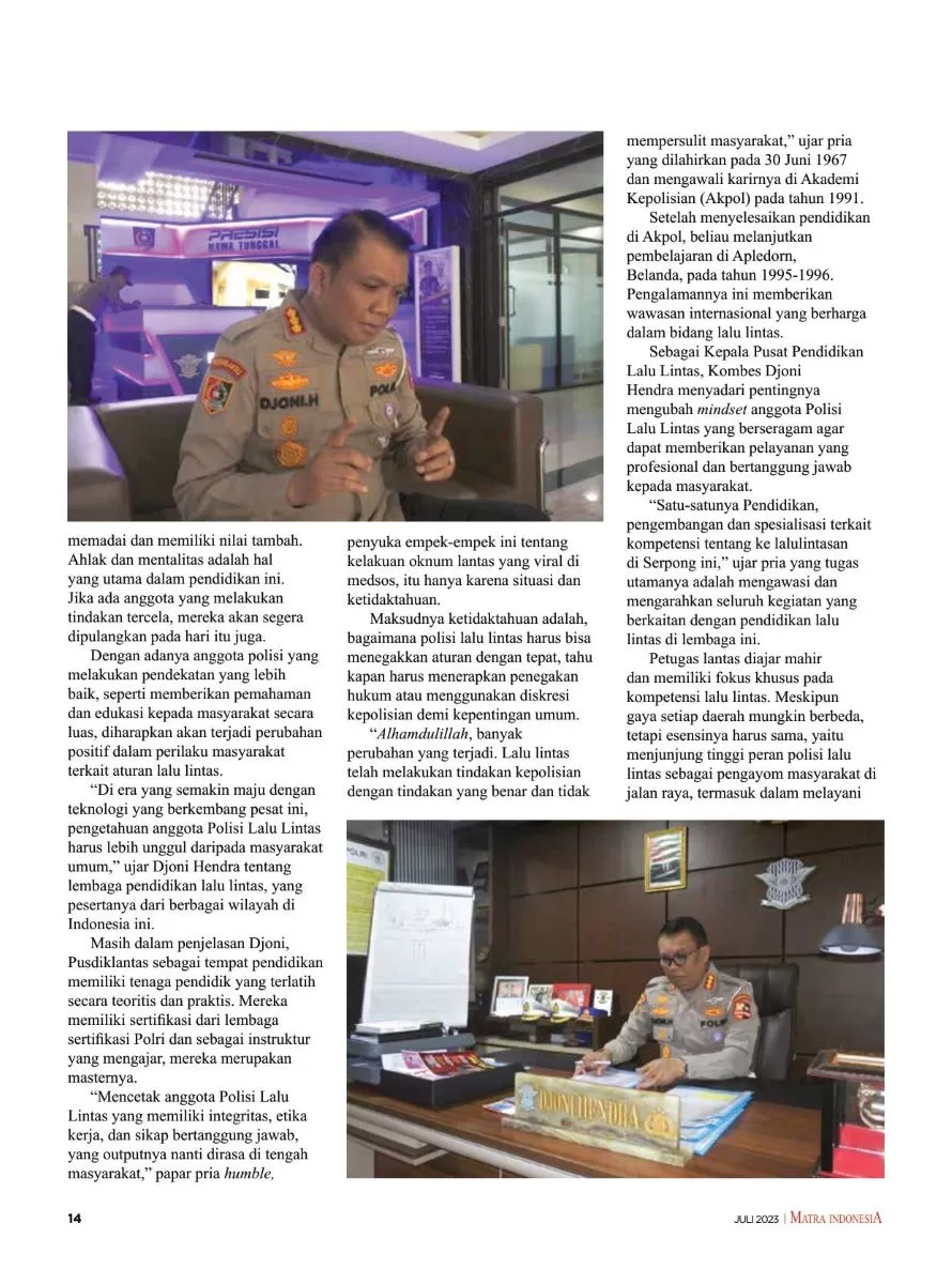 Pusdik Lantas Polri Gelar Upacara HUT Bhayangkara Ke-77, Kombes Djoni ...